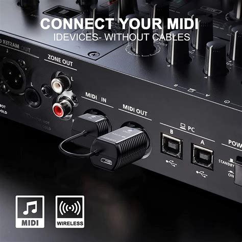 Lekato Wireless Midi Adapter Midi To Wireless Messages Transmission 5