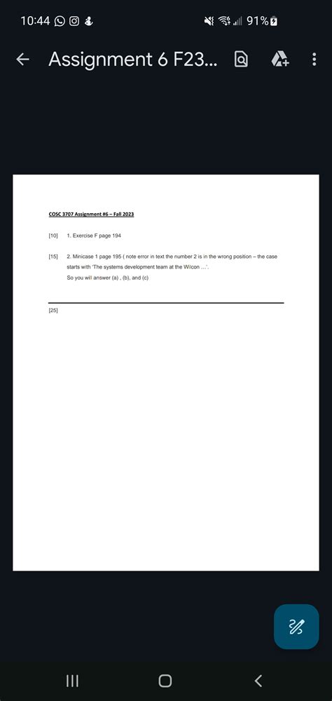 Cosc Assignment Fall Exercise Chegg Com