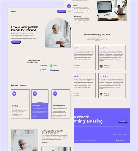 Radiant Portfolio Html5 Responsive Website Template