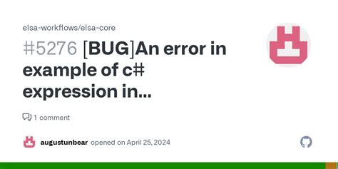 [bug]an Error In Example Of C Expression In Documentation · Issue