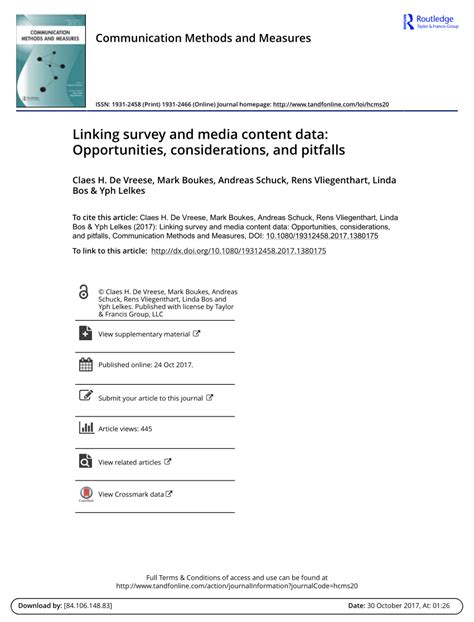 pdf linking survey and media content data opportunities