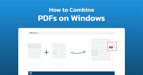 How To Combine PDFs On Windows With PDFinity