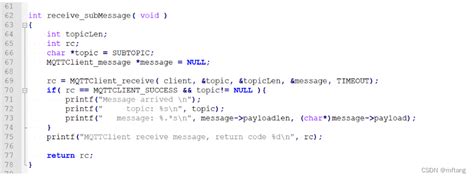 Linux环境下使用eclipse Paho C 实现（mqtt Client）同步模式发布和订阅messageeclipse Paho C Client Csdn博客