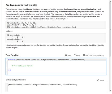 Solved Tthis Is Matlab The Function Has To Be Called And
