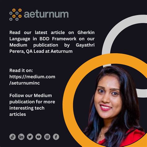 Aeturnum On Linkedin Qualityassurance Bddframework Gherkinlanguage
