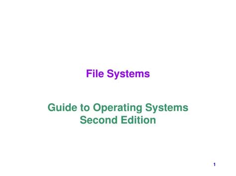 PPT File Systems PowerPoint Presentation Free Download ID