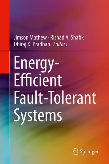 Energy Efficient Fault Tolerant Systems Ebook By Epub Rakuten Kobo United States