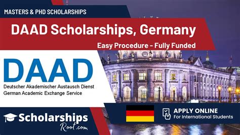 Daad Scholarship 2023 Easy Procedure Fully Funded Scholarships Root