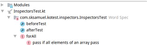 Test Explorer Kotest