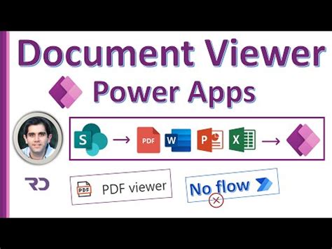 PowerApps PDF Viewer SharePoint Document Library Without Flow From Reza Dorrani Marcel Lehmann