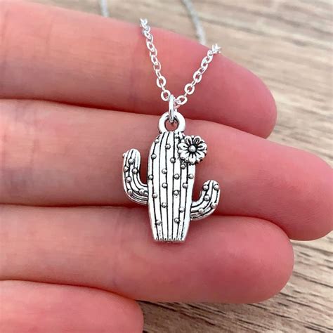 Cactus Necklace Etsy