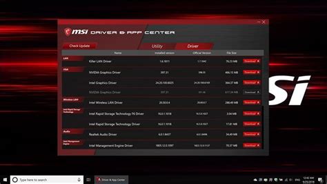 Msi Driver And App Center Descargar