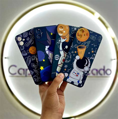 Capa Para Celular Silicone Astronauta Telesc Pio Estampas Sortidas Capas No Atacado