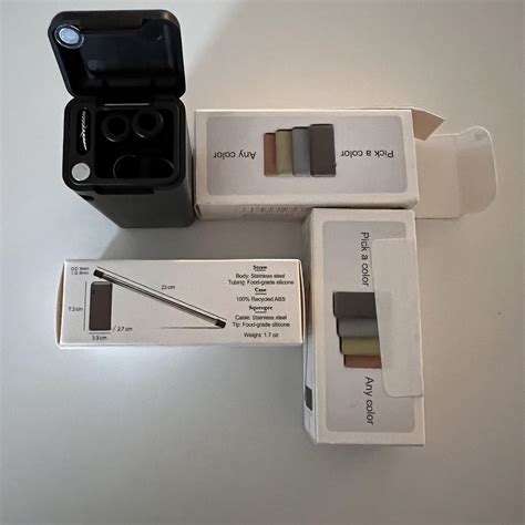 Collapsible Drinking Straw Travel Foldable Reusable Depop