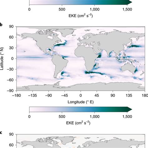 Simulated And Observed Eddy Kinetic Energy Patterns In The Global