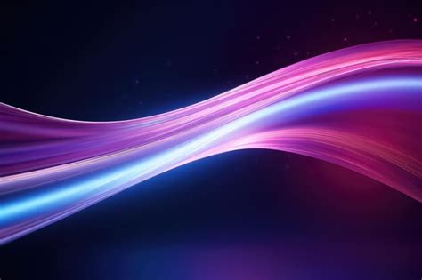 Premium Photo Abstract Multi Colored Waves On Dark Background