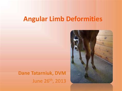 Angular Limb Deformity