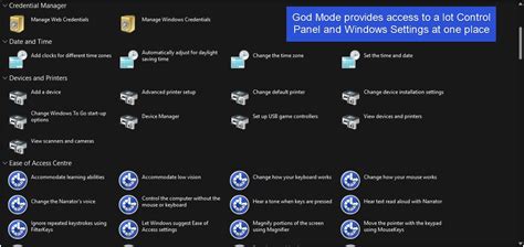 Ways To Enable God Mode On Windows Winsides Com