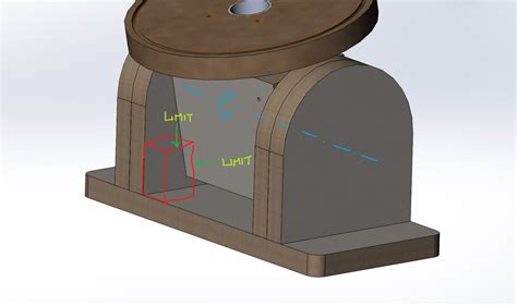 Creating Stop Piece To Limit Rotation Rsolidworks