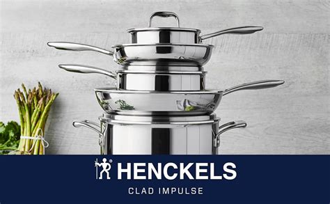 Henckels Clad Impulse 2 Pc Nonstick Frying Pan Set 3 Ply