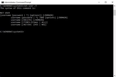 Net Use Command Examples Options Switches And More