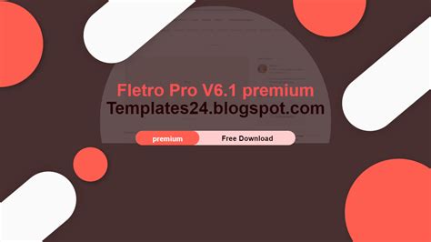 Fletro Pro Premium Blogger Template Free Download Template24