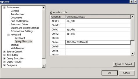 Sql Server Management Studio Recovery Reporting Key Combinations And Efficiency Tips