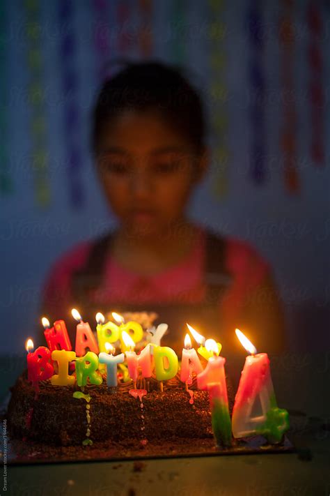 14 Year Old Teenage Girl Celebrating Happy Birthday By Stocksy