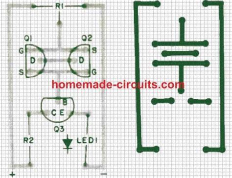 Ni Cd Low Battery Monitor Circuit Using Lambda Diode Homemade Circuit Projects