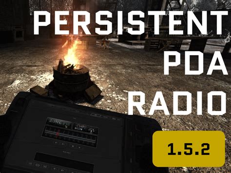 Persistent PDA Radio Music Player V Addon S T A L K E R Anomaly Mod For S T A L K E R