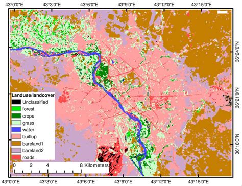 Supervised Classification Of Lulc Using Landsat8 Acquired At Download Scientific Diagram