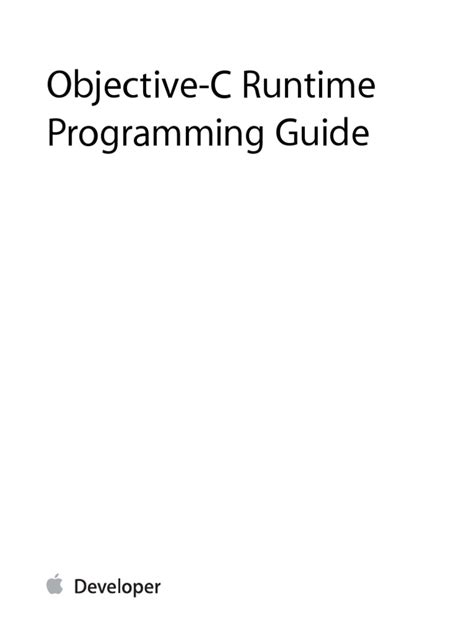 Obj Cruntime Guide Pdf Computers