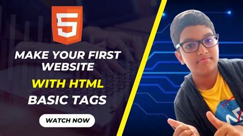 how to make a website using html basic tags youtube