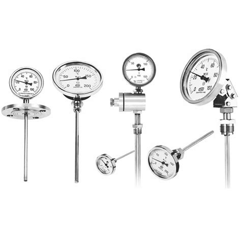 Bimetallic Stemmed Platinum Resistance Thermometer Thermistor Temperature Sensor