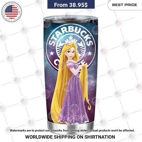 Princess Rapunzel Starbucks Galaxy Tumbler • Shirtnation Shop