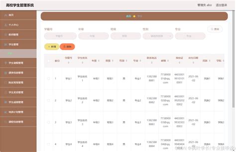 基于ssm高校学生管理系统设计与实现lw高校用户管理系统 Csdn博客