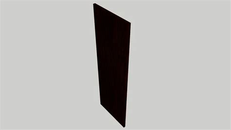 Wood Wall Cladding 3d Model