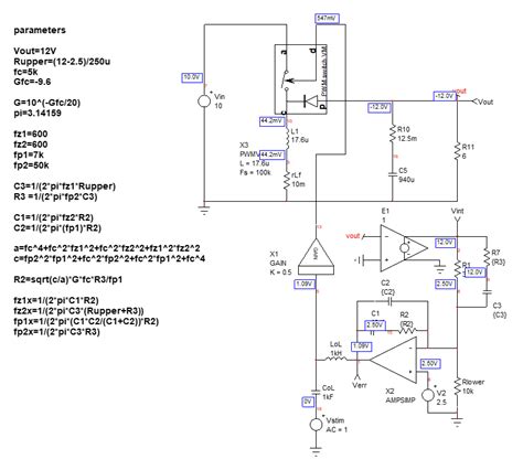 Power Supply Type 3 Compensator Design For Buck Boost Converter