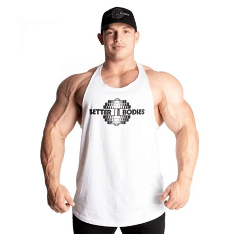 Майка Better Bodies Team Bb Stringer V2 White купить в Москве в интернет магазине Мир Атлета