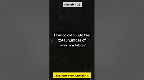 23 Sql Interview Questions And Answers By Sandeep Dalal Cse Calculate The Total Number Of