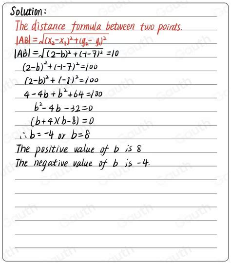 solved the line segment ab has endpoints a 2 1 and b b 7 the line
