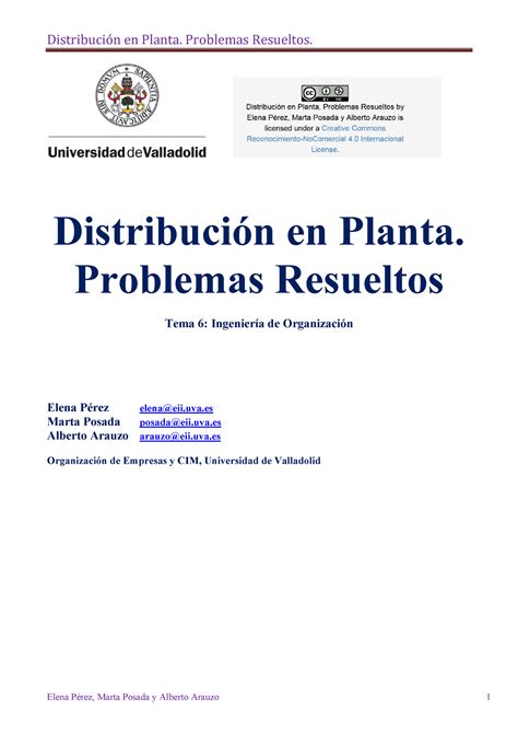 Distribución En Planta Problemas Resueltos Warning Tt Undefined Function 22 Distribución