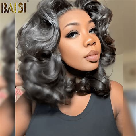 Baisi Sexy Bouncy Wavy Bob Wig Baisi Hair