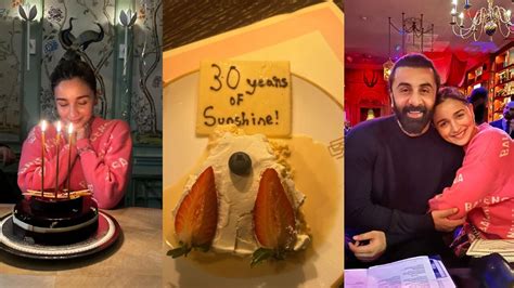 Alia Bhatt S St Birthday Celebration After Wedding To Ranbir And