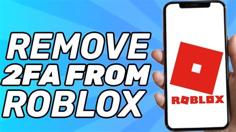 How To Remove 2fa From Roblox Disable 2fa Youtube