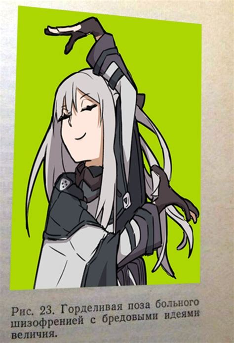 ﻿Риг 23 Горделивая поза больного шизофренией с бредовыми идеям величия Anime Fandoms