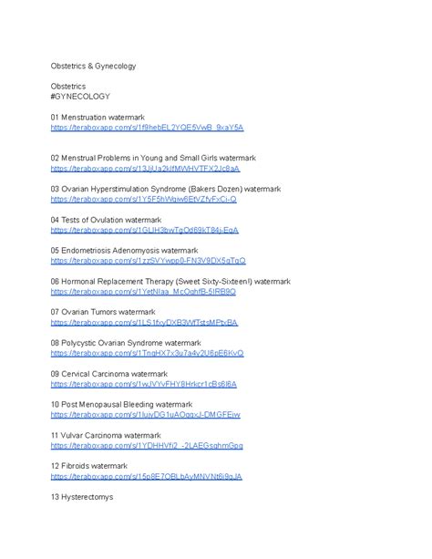 1111111111111111 Obs Gyne Obstetrics Gynecology Obstetrics GYNECOLOGY 01 Menstruation