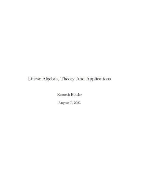 Michael Erlihson On Linkedin Linearalgebra Linear Math Matrices