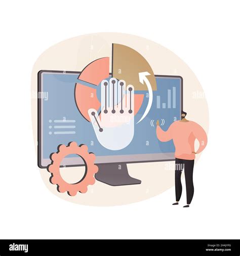 Gesture Recognition Abstract Concept Vector Illustration Stock Vector