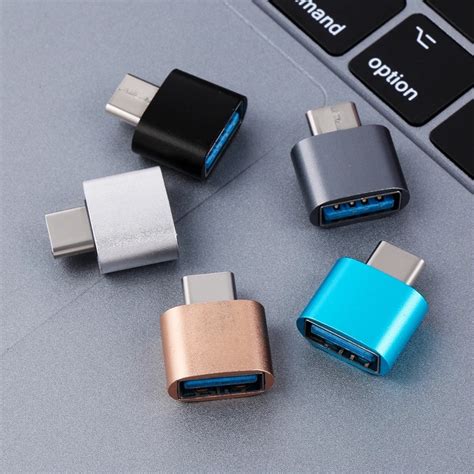 Adaptador Conector Otg Usb Fêmea Para Usb Tipo C Macho Shopee Brasil